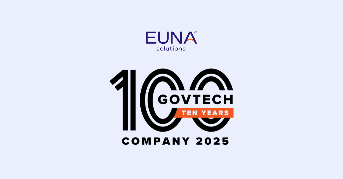 Euna Solutions Selected to 2025 GovTech 100 by Government Technology Magazine - Euna Solutions